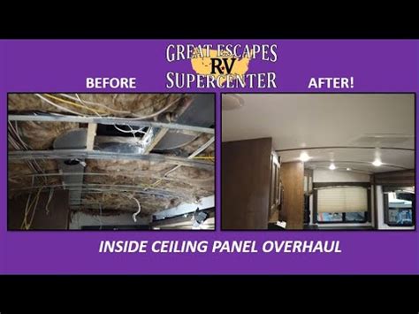 Travel Trailer Ceiling Panel Replacement Shelly Lighting