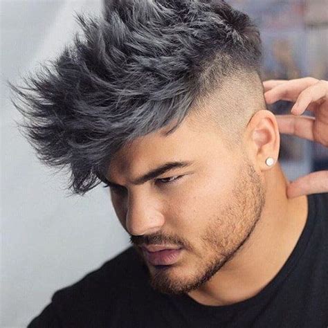 50 Hottest Hair Color Ideas For Men Grey Hair Men Grey Hair Color