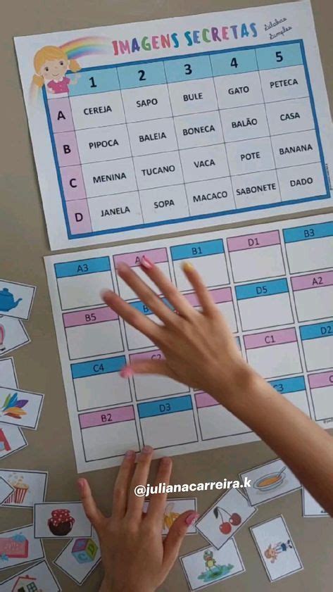 Kit Imagens Secretas Pedagogia Aqui Em Casa Juliana Carreira