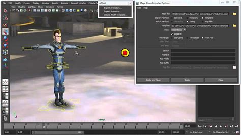 maya animation export import atom animation transfer object model youtube