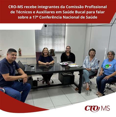CRO MS recebe integrantes da Comissão Profissional de Técnicos e