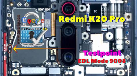 Redmi K20 Pro ISP EMMC PinOUT Test Point EDL Mode 9008