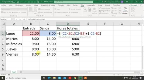 42 CÁLCULO DE HORAS NOCTURNAS TRABAJADAS YouTube