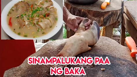 Sinampalukang Paa Ng Baka YouTube