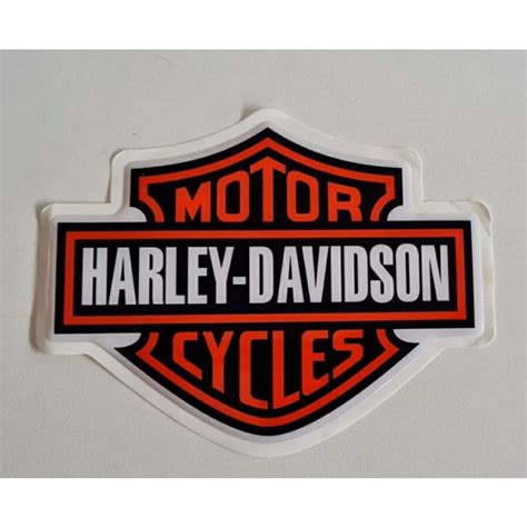 Adesivo Escudo Harley Davidson Motorcycles Cm Resina D Shopee Brasil