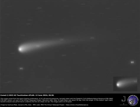 Comet C A Tsuchinshan Atlas New Images June The