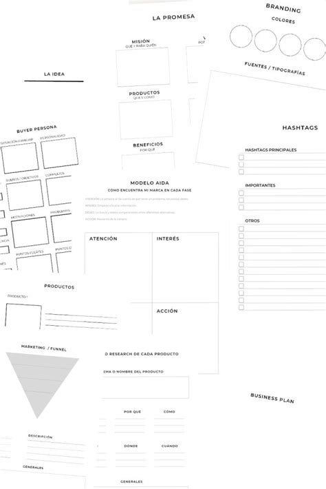 Business Plan Plantilla Descargable Para Imprimir