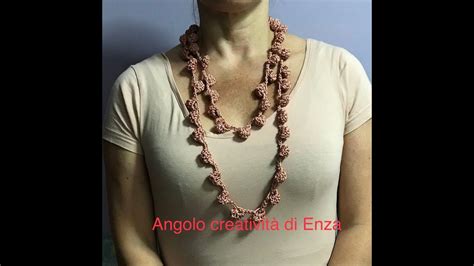 Collana All Uncinetto Semplice E Veloce Da Realizzare Uncinetto