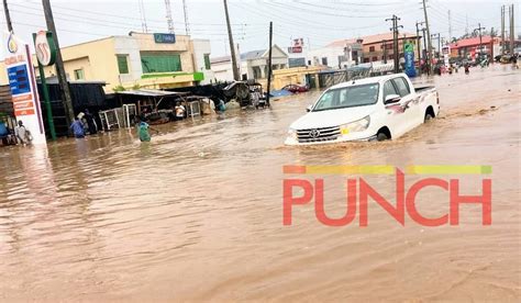 Photos Flood Wreaks Havoc On Lagos Abeokuta Expressway