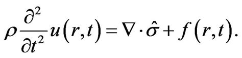 towards a mathematical model for elastic wave propagation in granular materials