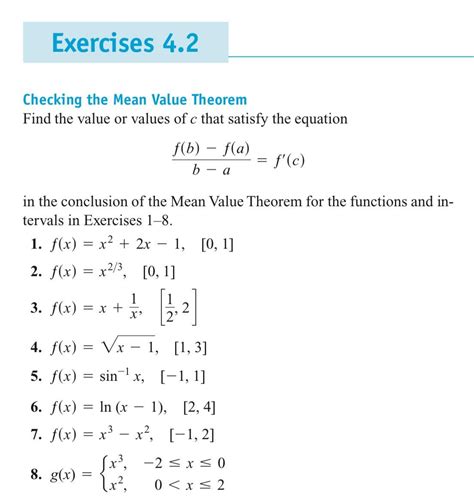 [calculus mean value theorem] how do you solve problem no 5 on here i don t know how to deal