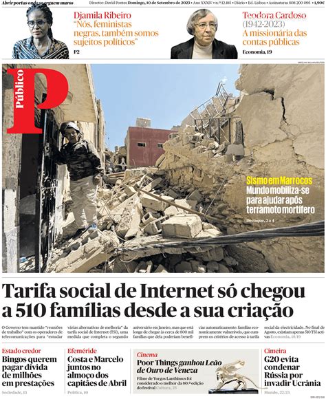 P Blico Set Jornais E Revistas Sapo Pt Ltima Hora E