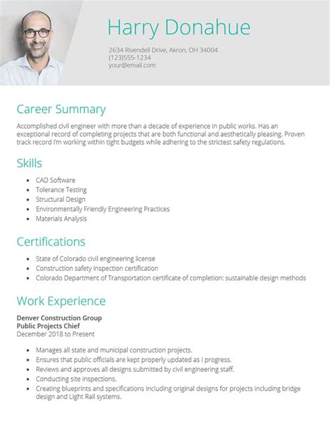 Cv Examples With Writing Tips Freesumes