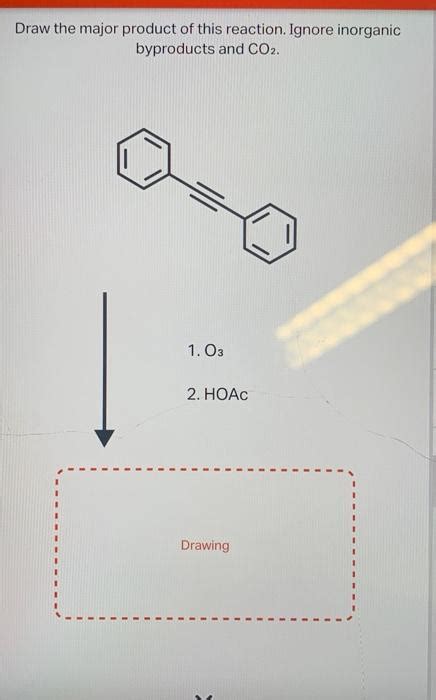 Solved Draw The Major Product Of This Reaction Ignore Chegg
