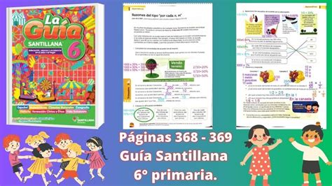 Guía Santillana sexto grado matemáticas páginas 368 369 YouTube