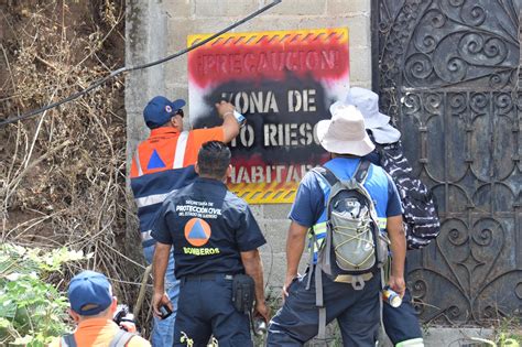 Intensifica Protección Civil acciones preventivas por lluvias en Taxco