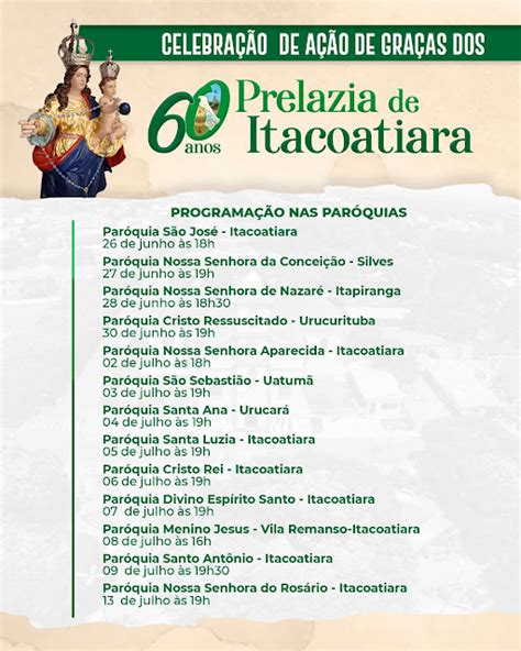 CNBB Regional Norte 1 Prelazia de Itacoatiara inicia celebrações de