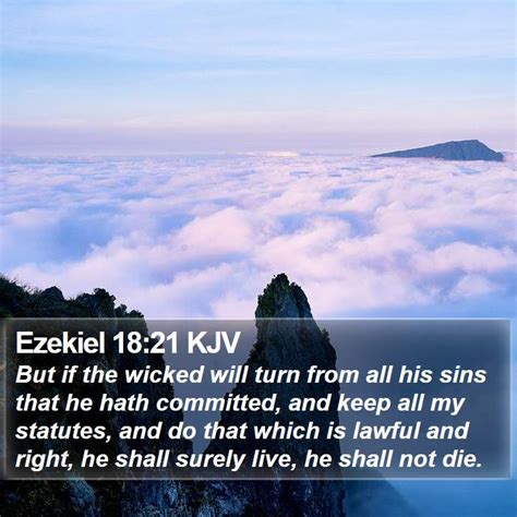 Ezekiel 18 21 KJV Bible Verse Images