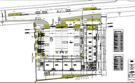 Basement Ground Floor Layout Plan Details Of Shopping Mall Dwg File