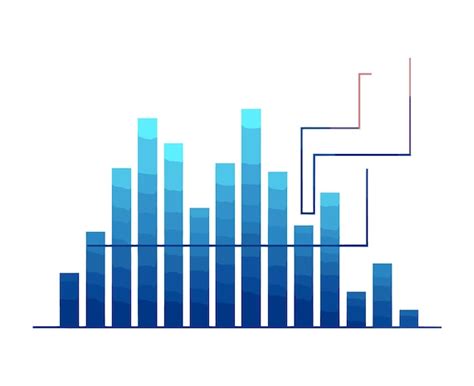 Premium Vector Trading Graph Chart Statistics Vector