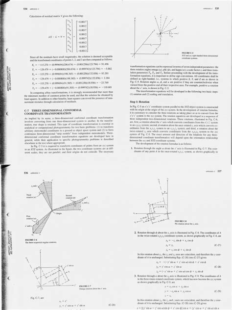 3d transformation pdf cartesian coordinate system equations