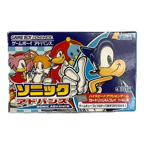 ソニック アドバンス SONIC ADVANCE ゲームボーイアドバンス GBA CERO A 全年齢対象 トレファクONLINE