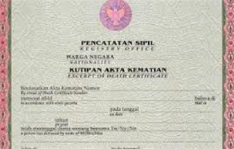 Detail Contoh Akta Kematian Koleksi Nomer 36