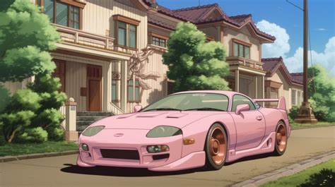 Ghibli Inspired Car Wallpaper Jdm Wallpaper Car Wallpapers Desktop