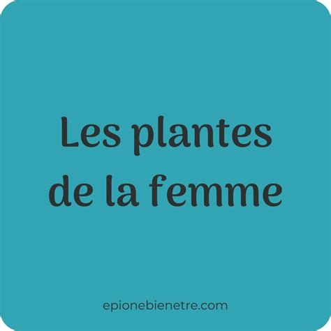 Les plantes médicinales de la femme Epione Bien être
