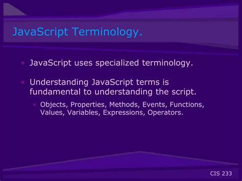 javascript basics ppt