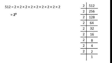 express the following numbers using exponential form 512 343 729 3125
