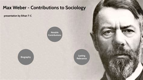 Max Weber Contributions To Sociology By Ethan Thomas Cianciolo On Prezi