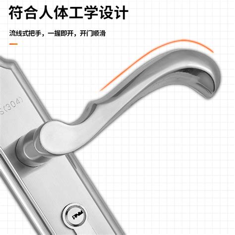 不锈钢室内房门锁家用卧室房间实木门静音门锁通用型老式单舌门锁 阿里巴巴