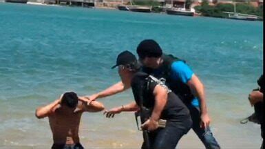 CETV 1ª Edição Fortaleza Vídeo flagra prisão de suspeitos de