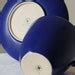 Large Hoganas Keramik Mug With Saucer Swedish Vintage Blue Etsy