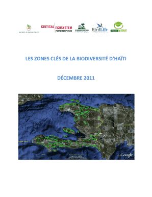 Remplissable En Ligne Remplissable LES ZONES CLS DE LA BIODIVERSIT