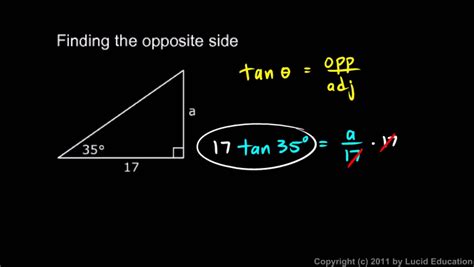 algebra 2 11 05a solving problems with the tangent ratio algebra 2 math formulas tangent