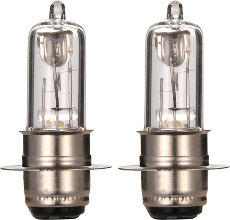 WOOSTAR 12V 35W Phare de Moto P15D Ampoule Halogène Feux de Croisement