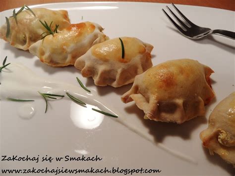 Pieczone pierogi z serem feta i rozmarynem ZaKochaj się w Smakach