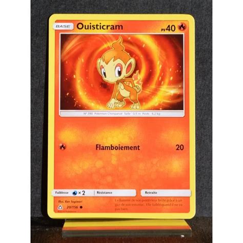Carte Pokémon 20 156 Ouisticram SL5 Soleil et Lune Ultra Prisme