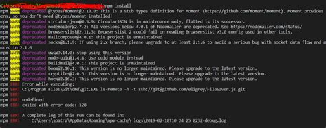 Angular Npm Install Error While Executing Npm ERR C Program Files
