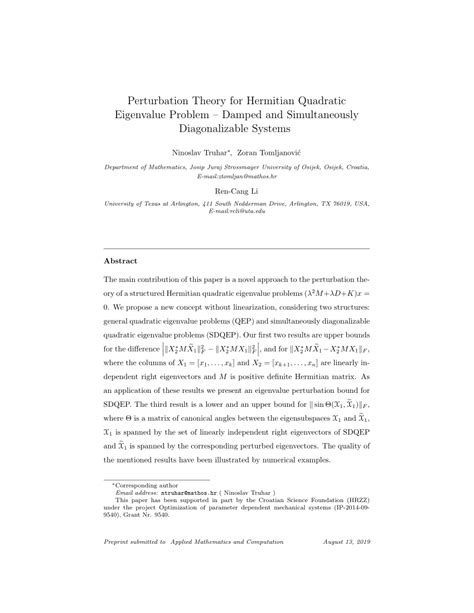 pdf on an eigenvector dependent nonlinear eigenvalue problem from the perspective of relative