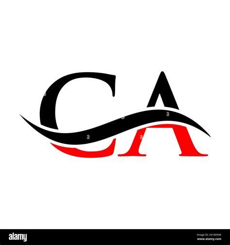 CA Combine Letter Logo Vector Template Letter CA Logo Design Modern