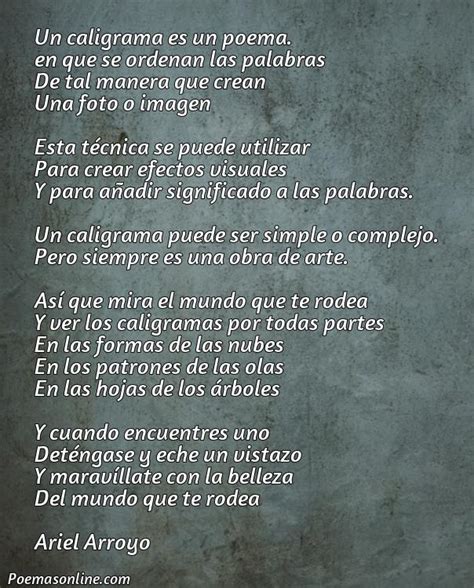 Cinco Mejores Poemas De Caligrama Poemas Online Nbkomputer