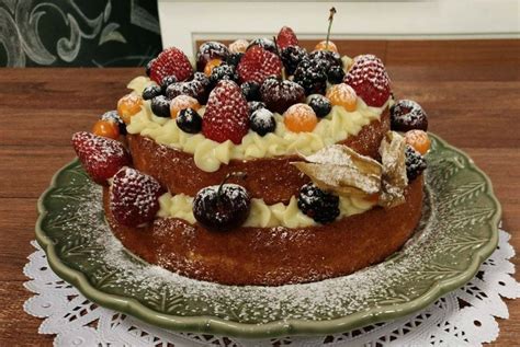 Receita De Naked Cake De Frutas Vermelhas E Recheio De Baunilha Dia