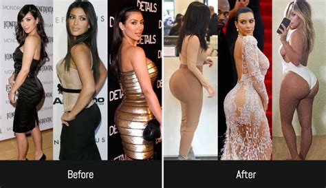 Kim Kardashian Butt Before After Telegraph