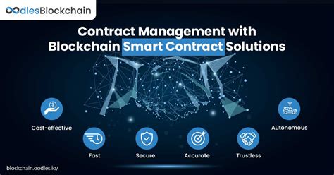 Blockchain Smart Contracts For Efficient Contract Management