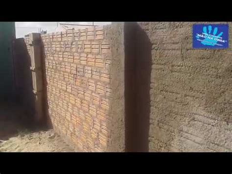 CONSTRUINDO UM MURO NA DIVISA DO VIZINHO PARTE A 8 MÃO NA OBRA YouTube