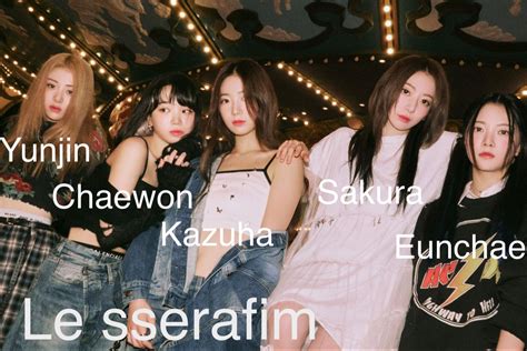 Le Sserafim Members In 2023 Members Names Kpop Groups