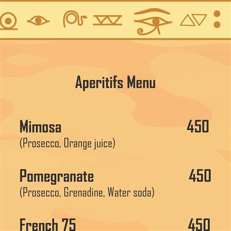 Aperitifs Menu Pdf DocDroid